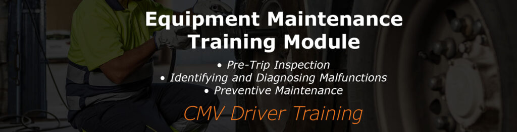 Equipment Maintenance Training Module - CNS Learning Hub
